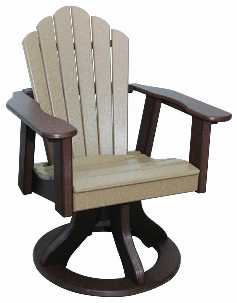 Snuggle- Back Swivel Chair - Adirondack Furniture