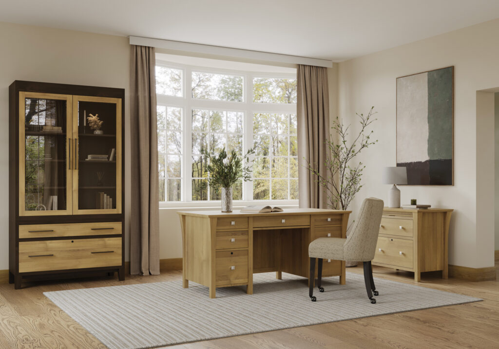 MAVIN Furniture- Marco Executive Desk - Adirondack Furniture